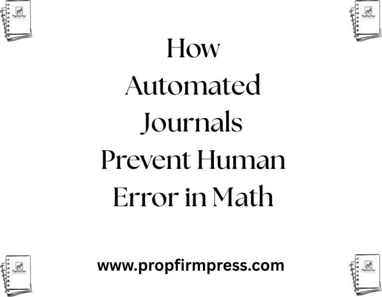 How Automated Journals Prevent Human Error in Math - Prop Firm Press