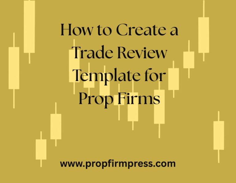 How to Create a Trade Review Template for Prop Firms - Prop Firm Press